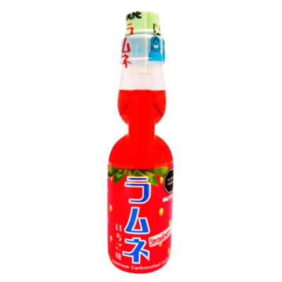 Bebida gasificada Ramune sabor Fresa – Super Nikkei